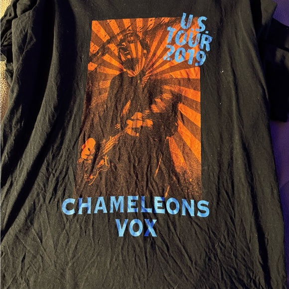 Shirts | Chameleons Vox Us Tour 219 Black Tshirt | Poshmark